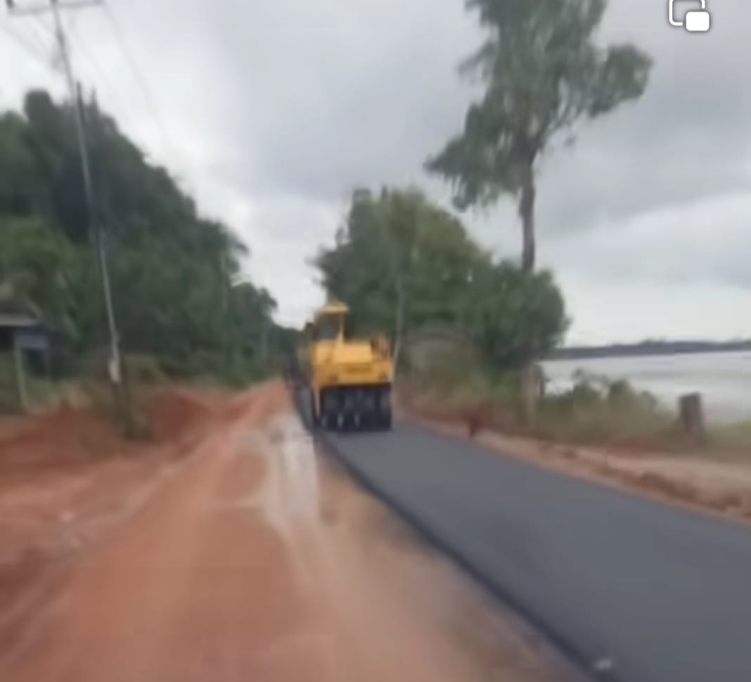 Proyek Struktur jalan TAYAN - MELIAU , Anggaran Rp 15 Miliar, Dinas ...